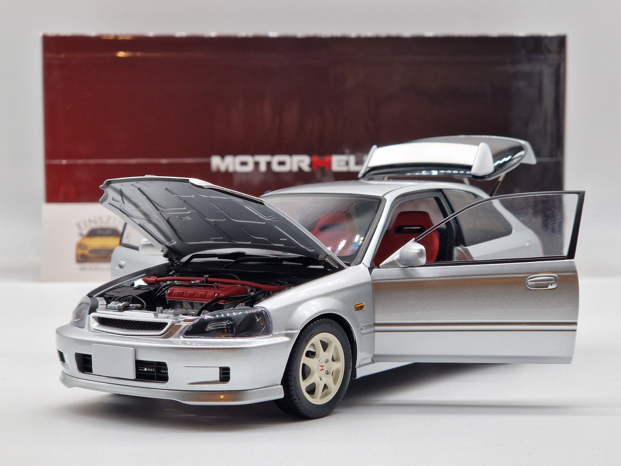 Honda Civic Type R EK9 Vogue Silver Metallic With Engine – einszu18